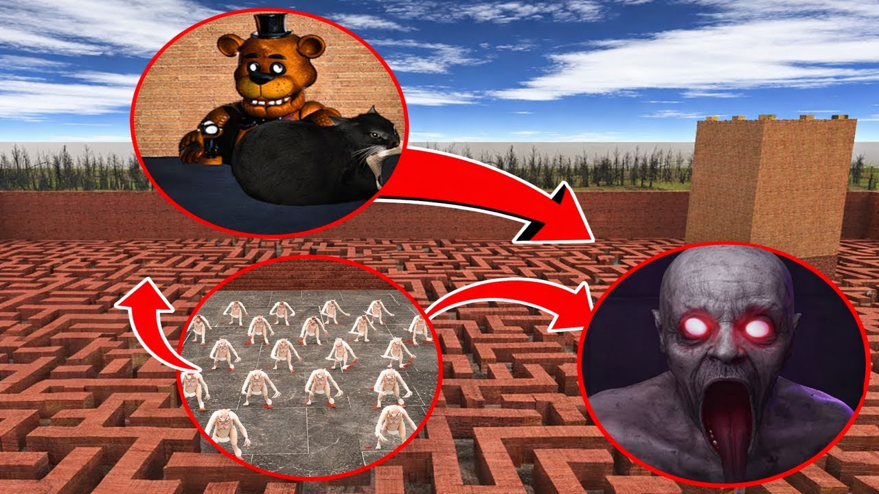 Obunga nextbot gmod horror gameplay | JohaGMod #gmod #nextbot # ...