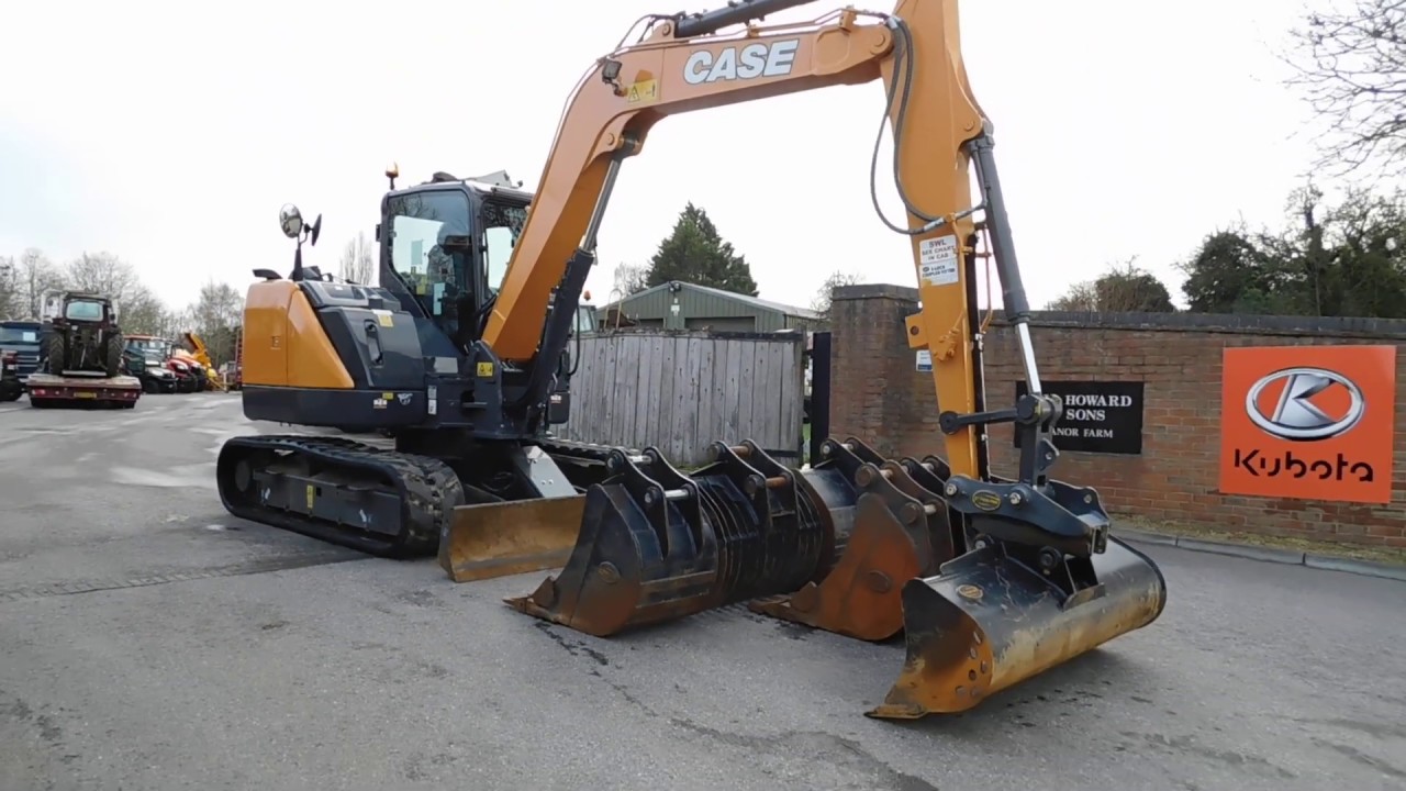 CASE CX80C EXCAVATOR WALKROUND VIDEO - YouTube