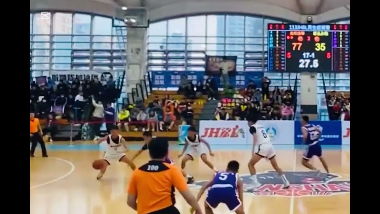 林靖騰（#4金華國中）113學年度JHBL國中籃球甲級聯賽實戰好球1 - YouTube