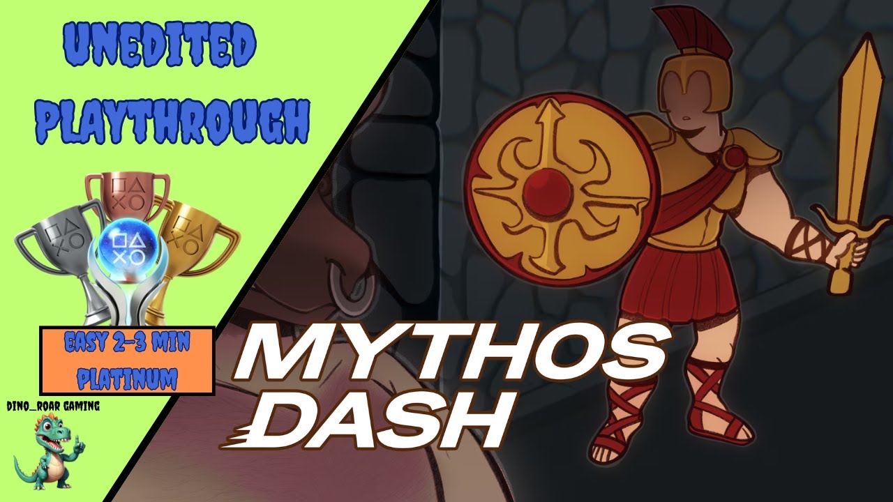 Mythos Dash - Unedited Platinum Trophy Playthrough (PS4/PS5) - YouTube