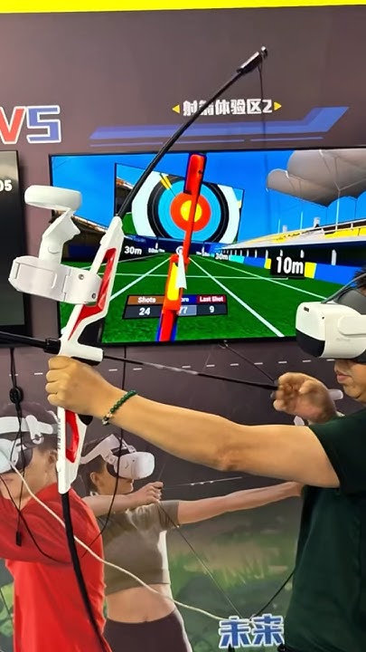 VR ARCHERY, REAL BOW MORE FUN! #wonderfitter #archery #vr #booniebears ...