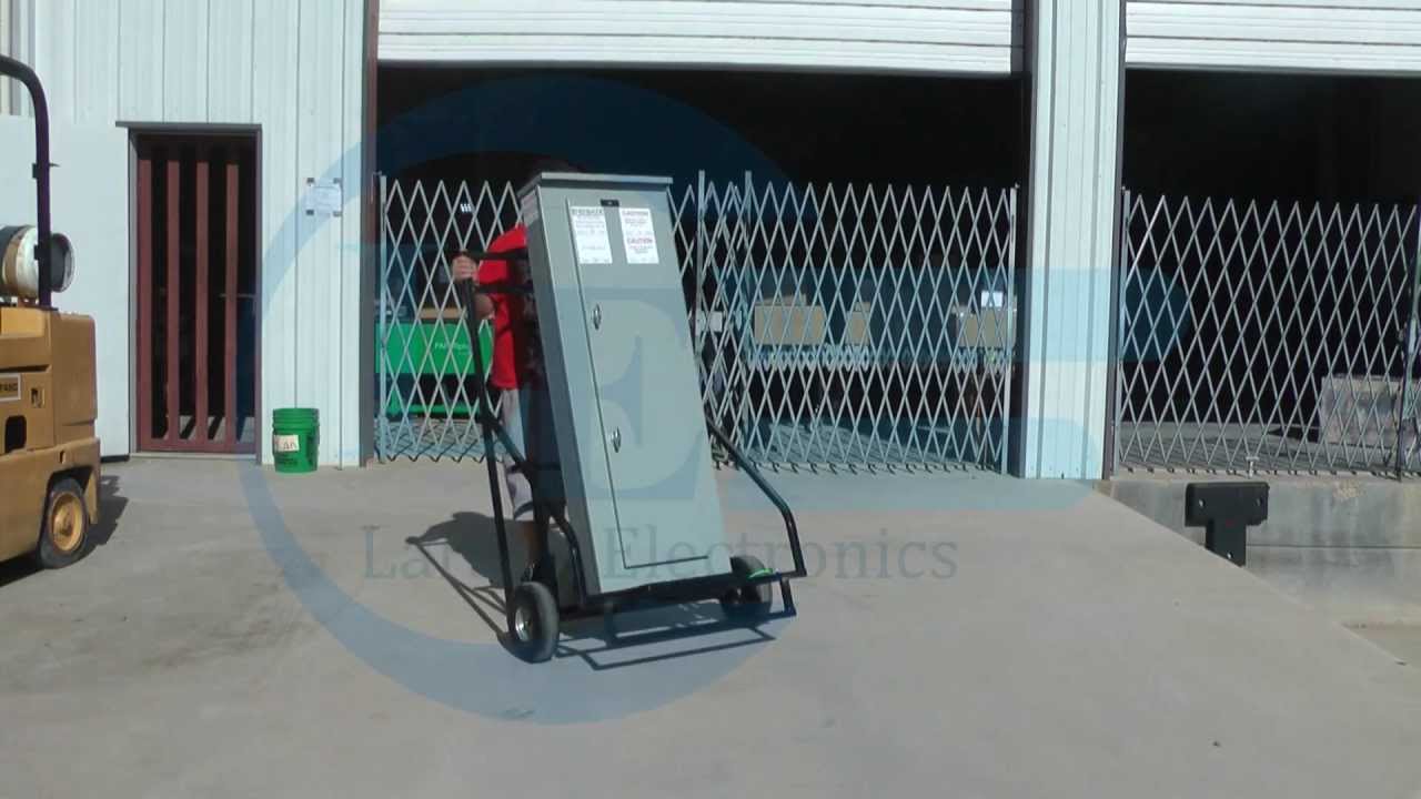 480 Volt Three Phase Portable Power Distribution Panel on Wheeled Dolly ...