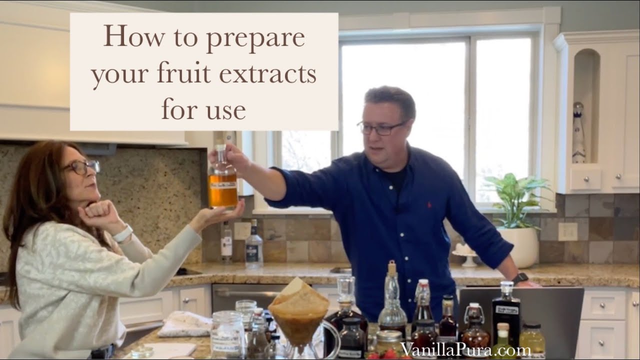 How to get your fresh fruit extract ready for use - YouTube