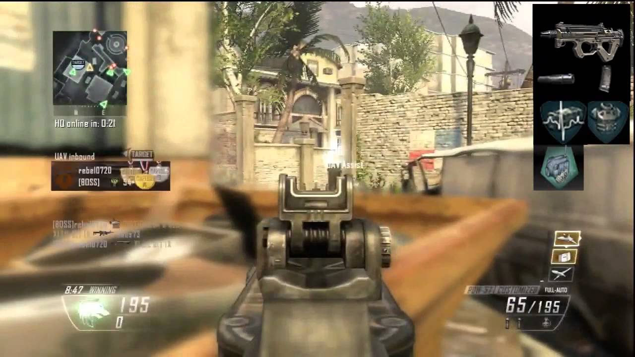 COD Black Ops 2 Best Objective Class Setup EP1: Headquarters - YouTube
