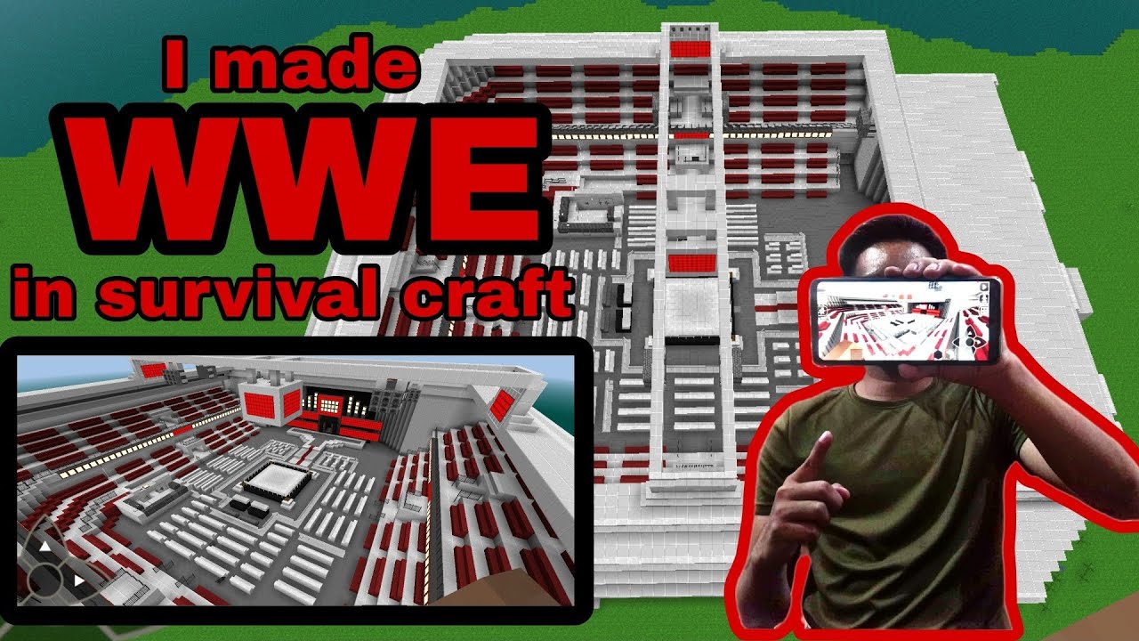 I made a WWE in survival craft - YouTube
