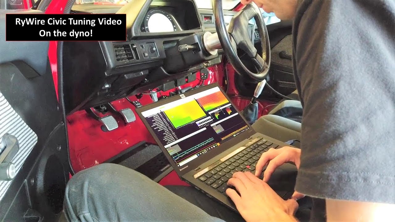 RyWire Civic E-AT at Dyno Tune! - YouTube