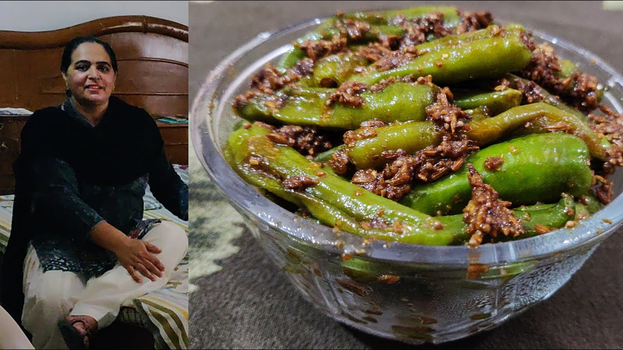 ਅੱਜ ਕੁੜਮਣੀਆਂ ਦੀ ਪਾਈ ਲੜਾਈ || Recipe of Fried Mirch || Rural Life of ...