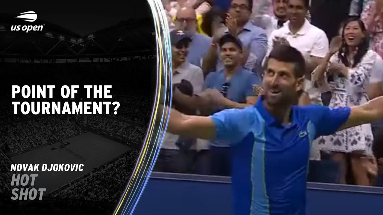 Novak Djokovic Wins Point of the Tournament in the Final! | 2023 US ...