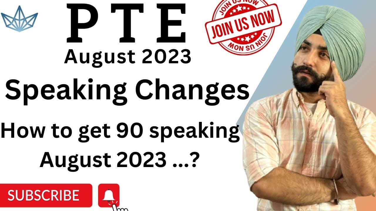 PTE speaking changes 2023 how to get 90 scores in speaking ( Gurwinder ...