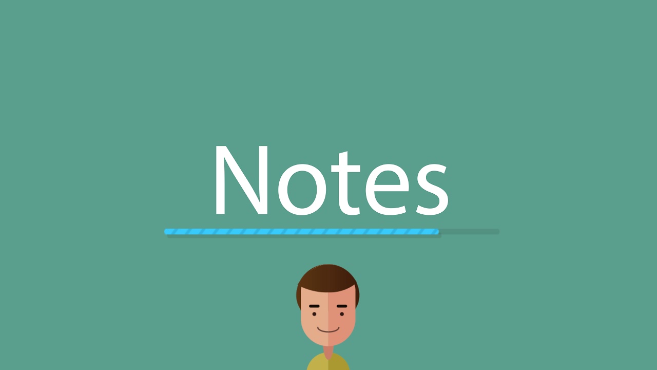 How to pronounce Notes - YouTube