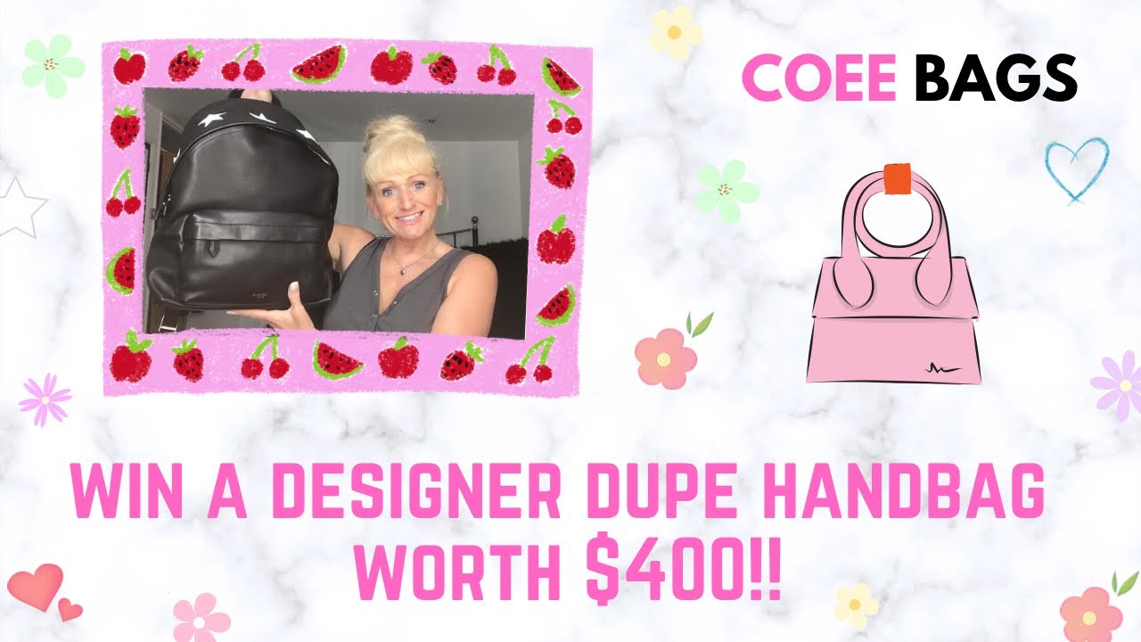 DESIGNER DUPE HANDBAG COMPETITION | WIN A BAG OF YOUR CHOICE WORTH $400 ...