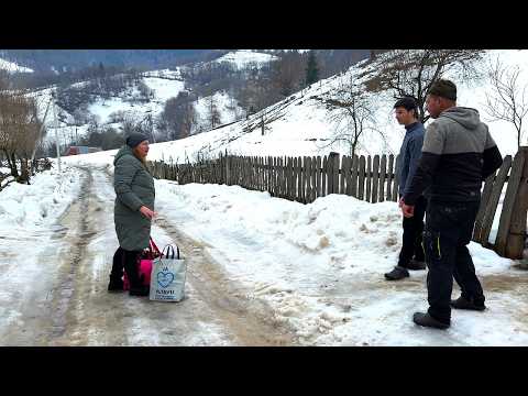 Carpathian rural life — Tatyana's departure, a sad day for the family | traditional cuisine