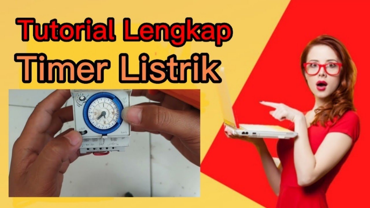 CARA SETEL WAKTU & INSTALASI KABEL Pada timer listrik theben - YouTube