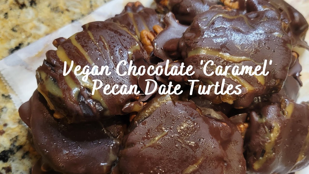 How to Make Vegan Chocolate 'Caramel' Pecan Date Turtles #consciouslyka ...