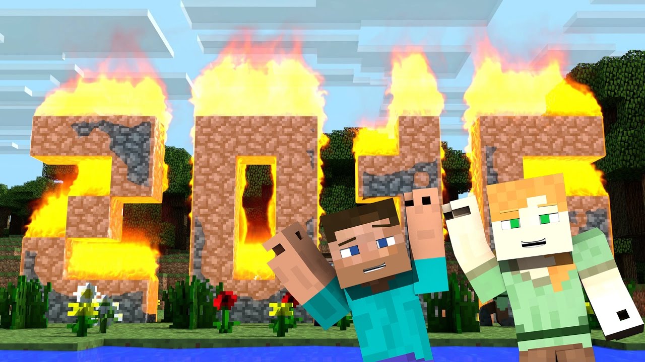 “Burst Into Flames” - A Minecraft Original Music Video - YouTube