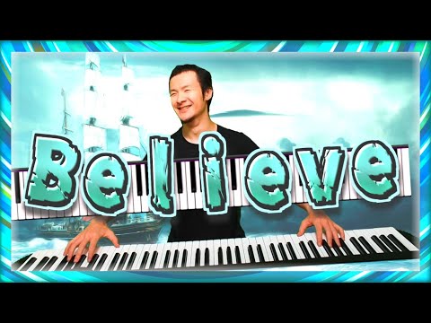 No.243 【シンセサイザーで弾いてみた】Believe ワンピース OP ピアノアレンジ【独学 耳コピ演奏 piano synthesia ...