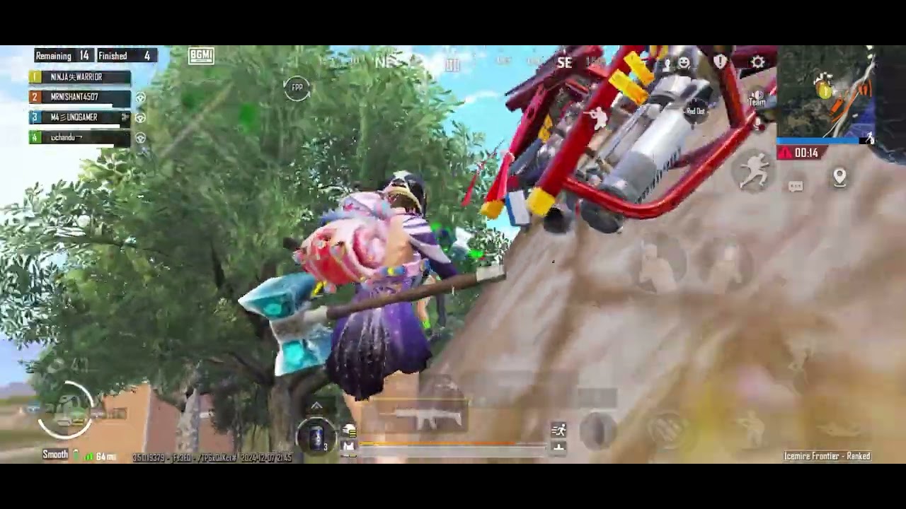 Day 5 - Highlight video of my Gameplay ~ BGMI || Ninja warrior 🥷 ...