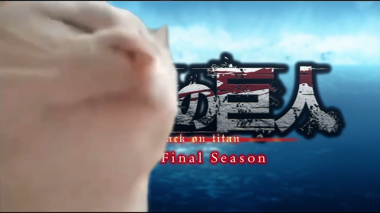 Attack on Titan Final Season Part 2 Opening CatJAM meme - YouTube