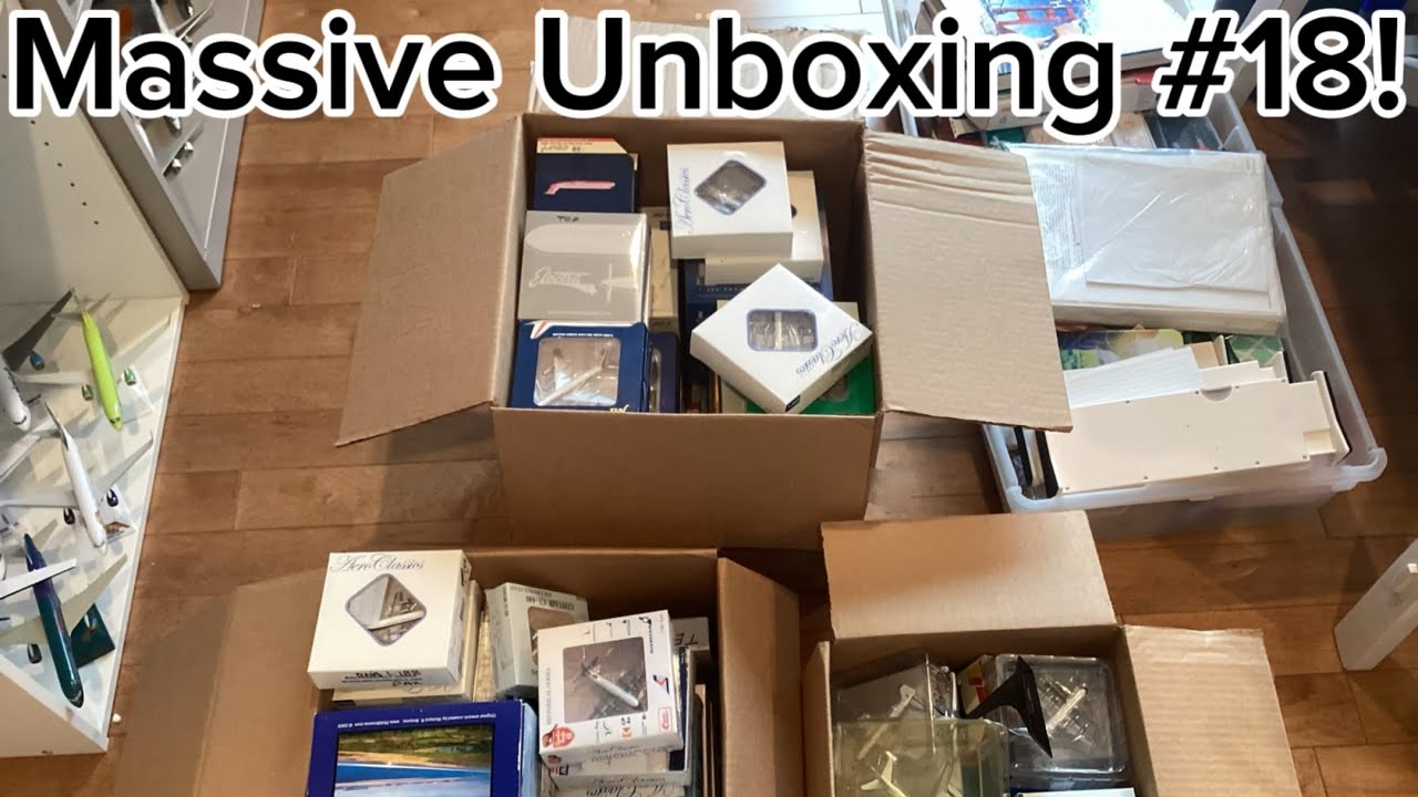 Unboxing Of 84 Model Airplanes! (Massive Unboxing #18!) - YouTube