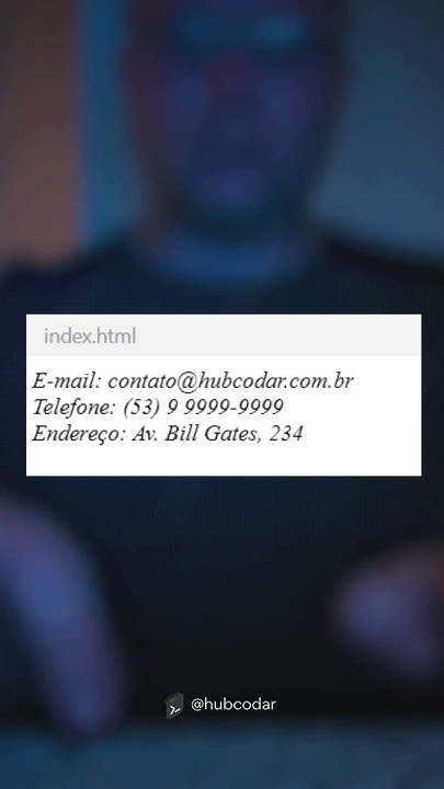Html Address Html Htmlcss Javascript Frontend Programming Programação Backend Youtube