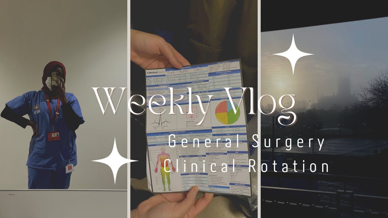 Week In My Life| Med Student | General Surgery Rotation - YouTube