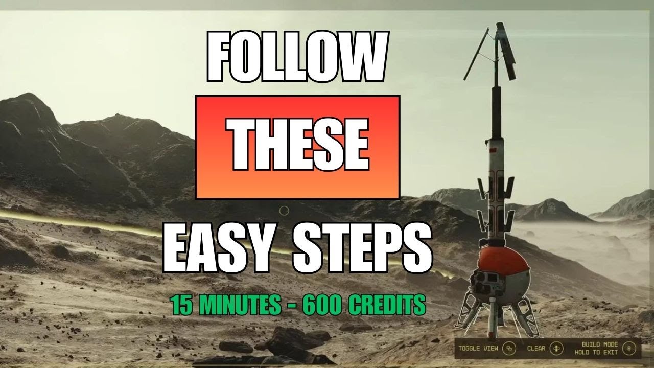 Starfield Outpost Guide - 1st Outpost Step by Step Walkthrough - YouTube