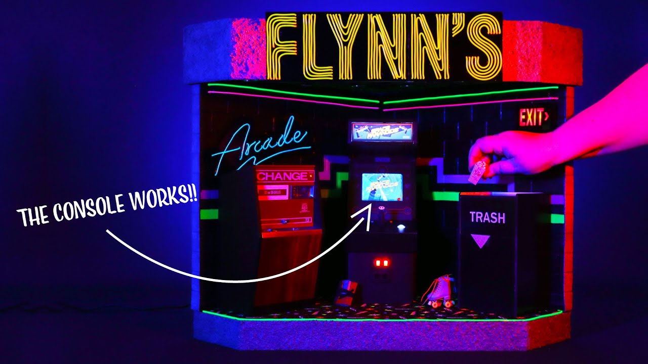 Creating a miniature 80's Arcade - with xTool M1! - YouTube