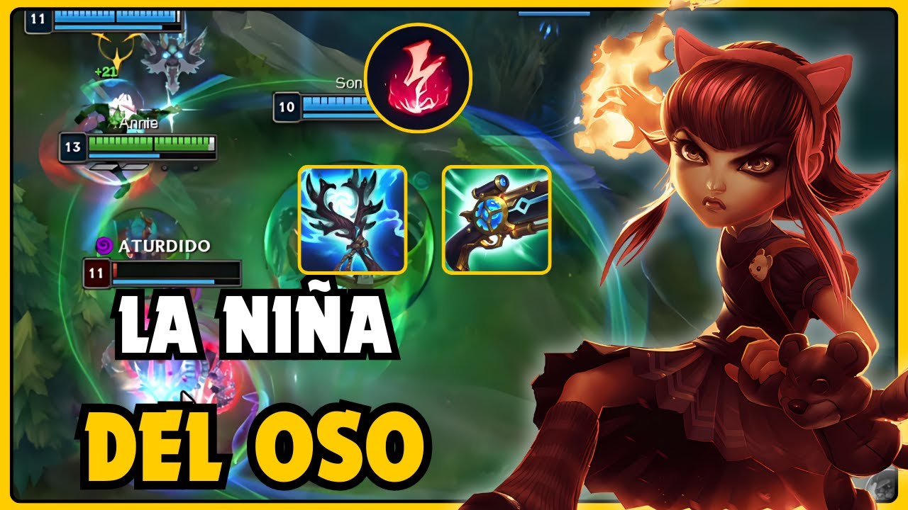 LA NIÑA DEL OSITO TIENE MUCHO DAÑO AP | ANNIE MID | LEAGUE OF LEGENDS 🐻 ...