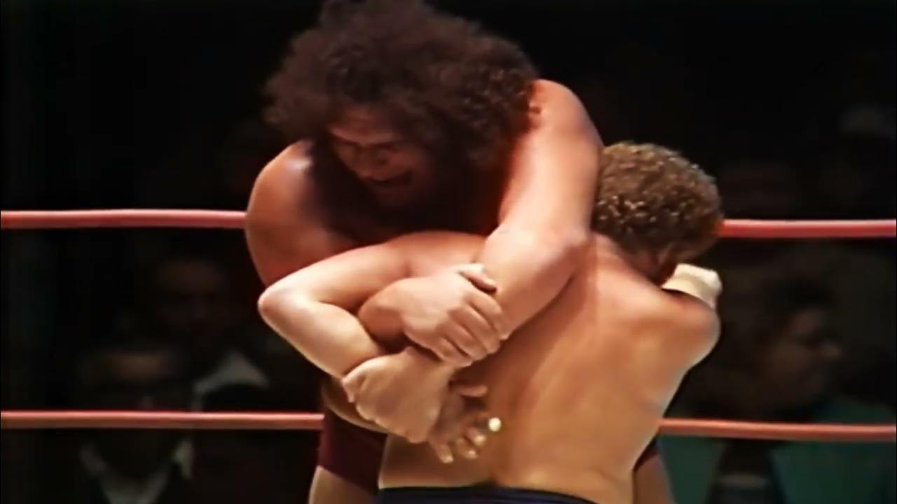 WWE WVR NWA ANDRE THE GIANT VS HARLEY RACE JANUARY 7 1979 FULLY REMASTERED 4K 60FPS - YouTube