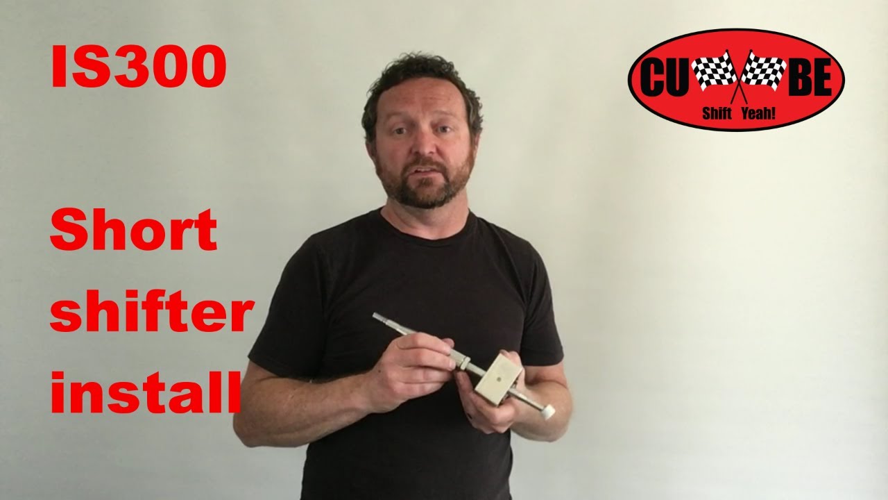 How to install a CUBE Speed short shifter in a Lexus IS300 W55 - YouTube
