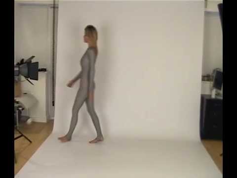 Spandex Silver Catsuit