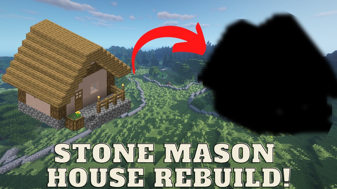Minecraft: Stone Mason House Rebuild! - YouTube