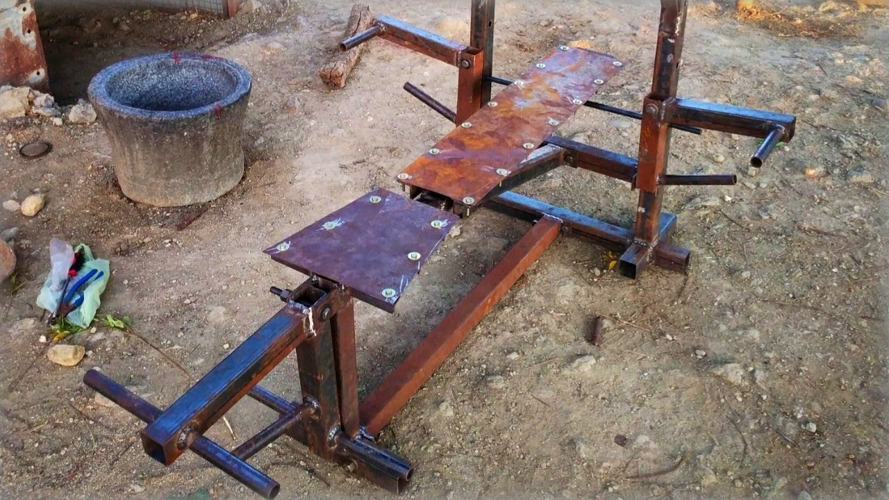 How to make DIY bench press தமிழில் || step by step tutorial || Mech ...