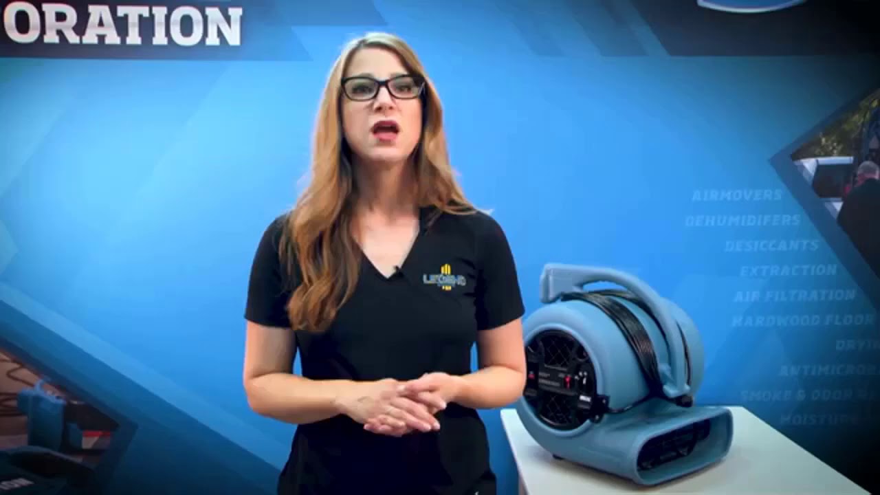 Dri-Eaz Sahara Pro X3 TurboDryer Air Mover - YouTube