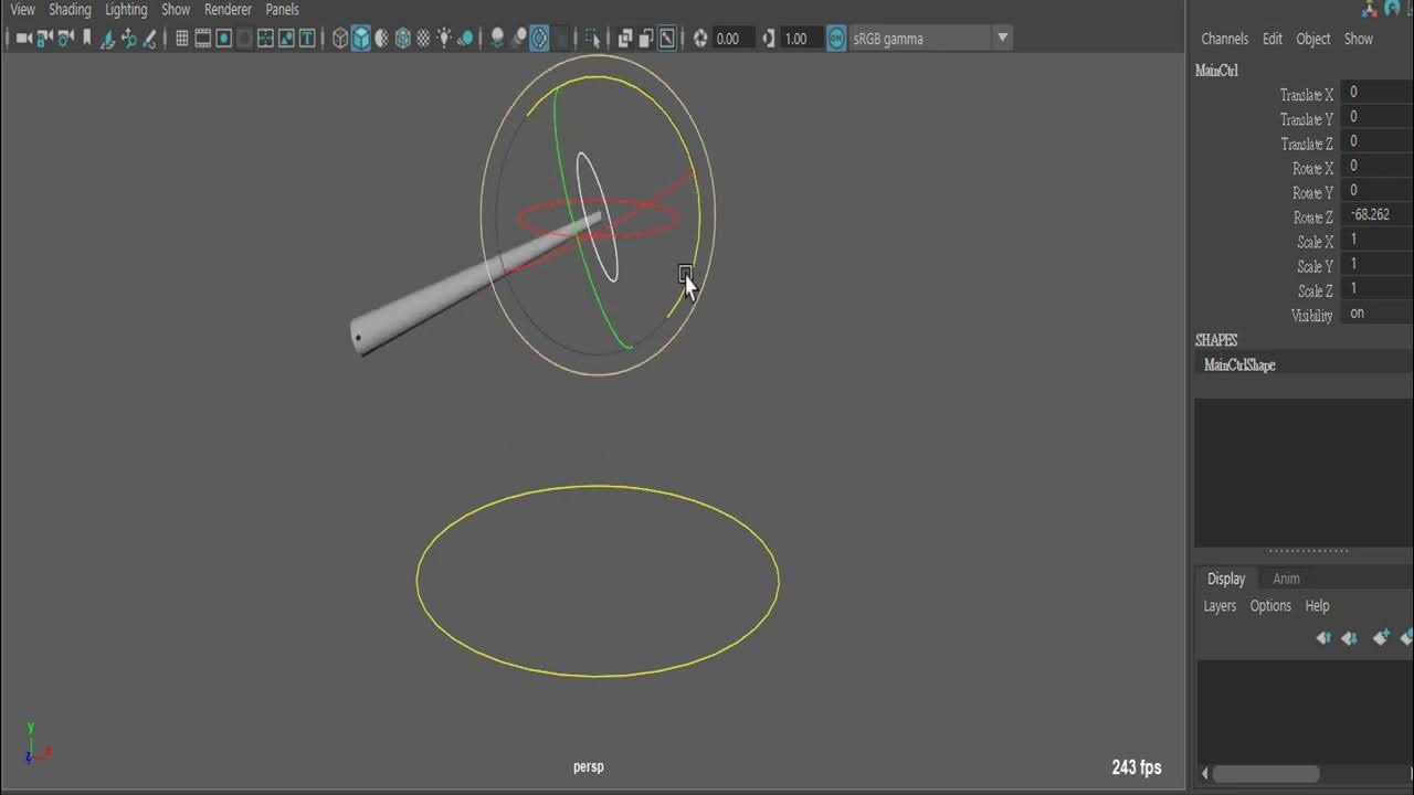 Use Maya constraint to Offset Pivot-1 - YouTube