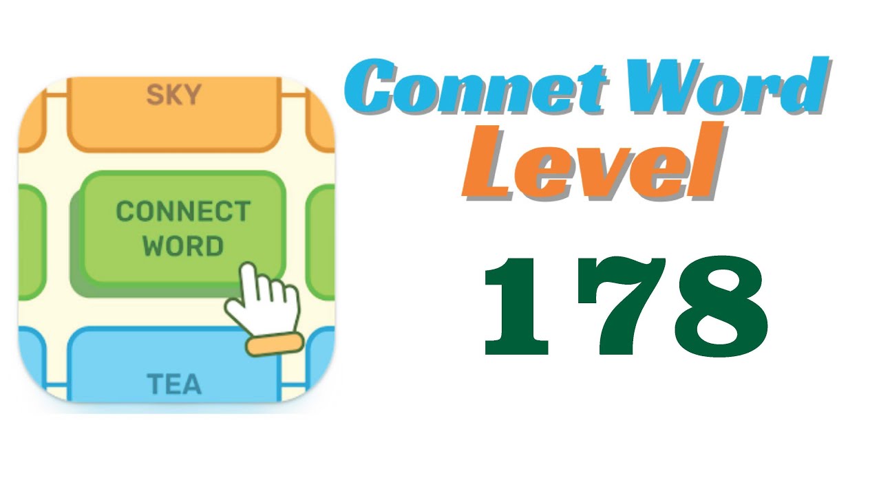 Connect Word Level 178 Answers - YouTube