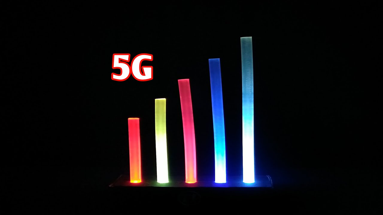 5G NETWORK SIGNAL RGB LIGHT | We Make RBG Network Signal Light - YouTube
