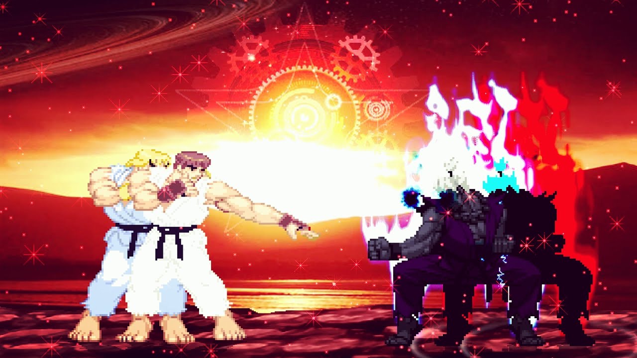 Street Fighter Holy Ryu & Holy Ken Vs Oni & Shin Oni || Holiness Vs ...