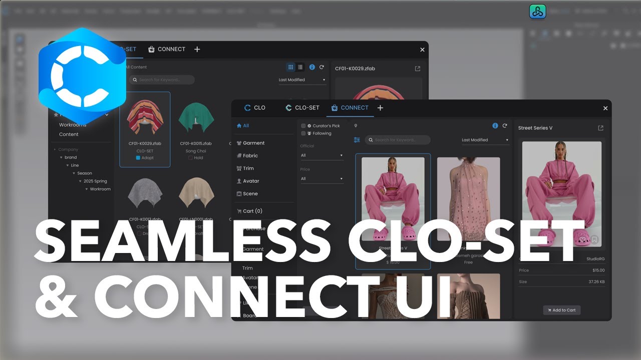 Seamless CLO-SET & CONNECT Experience | CLO 2025.1 Features Deep Dive - YouTube