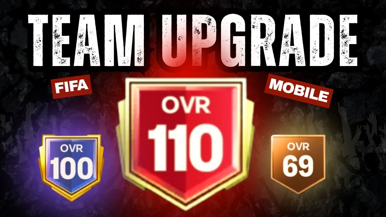HOW I UPGRADED TO 110 OVR FOR FREE - my biggest team upgrade #fcmobile ...