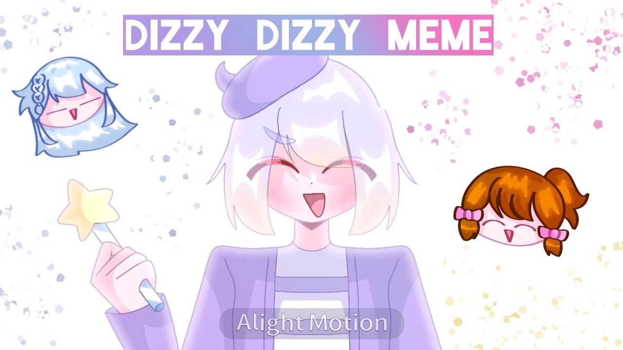 [ 팬아트대회 ] 💜 Dizzy Dizzy meme 💜 | gift for @당케 & @케당 & @빛나와벳 | #추천밈 ...