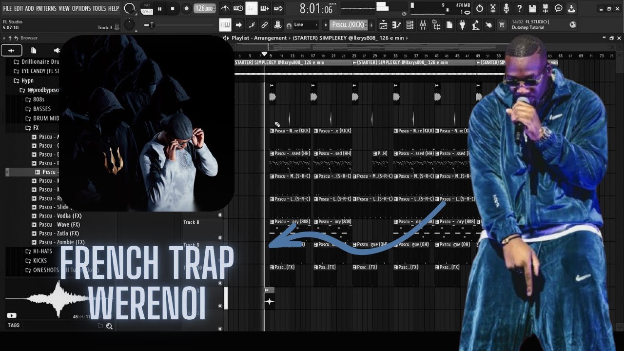Making CRAZY French Trap Type Beat for WERENOI - FL Studio Cookup - YouTube