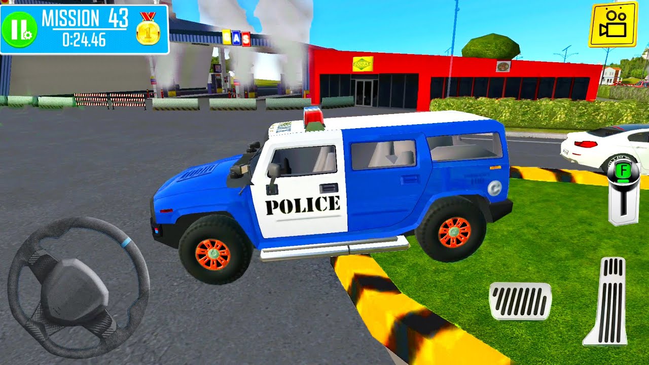 Police Hummer SUV Driving In Traffic Roundabout 2 #9 - Lambo & Limo ...