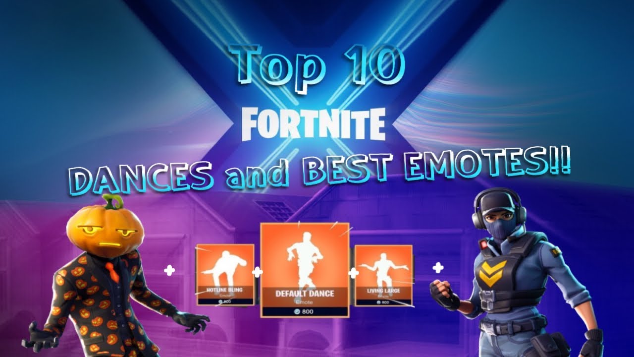Top 10 FORTNITE DANCES and BEST EMOTE LOOKS WITH THESES SKINS!! - YouTube