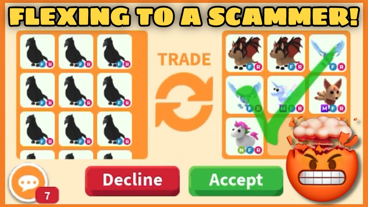 FLEXING ALL MY CROWS TO A SCAMMER 😡😡 THIS SCAM MUST BE STOPPED NOW in ...