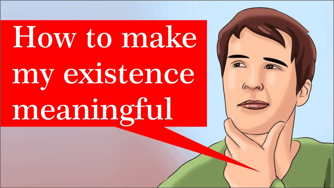 How to make my existence meaningful? by Kshudhi Prabhu - YouTube
