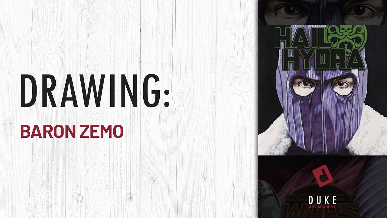 Drawing Baron Zemo - YouTube