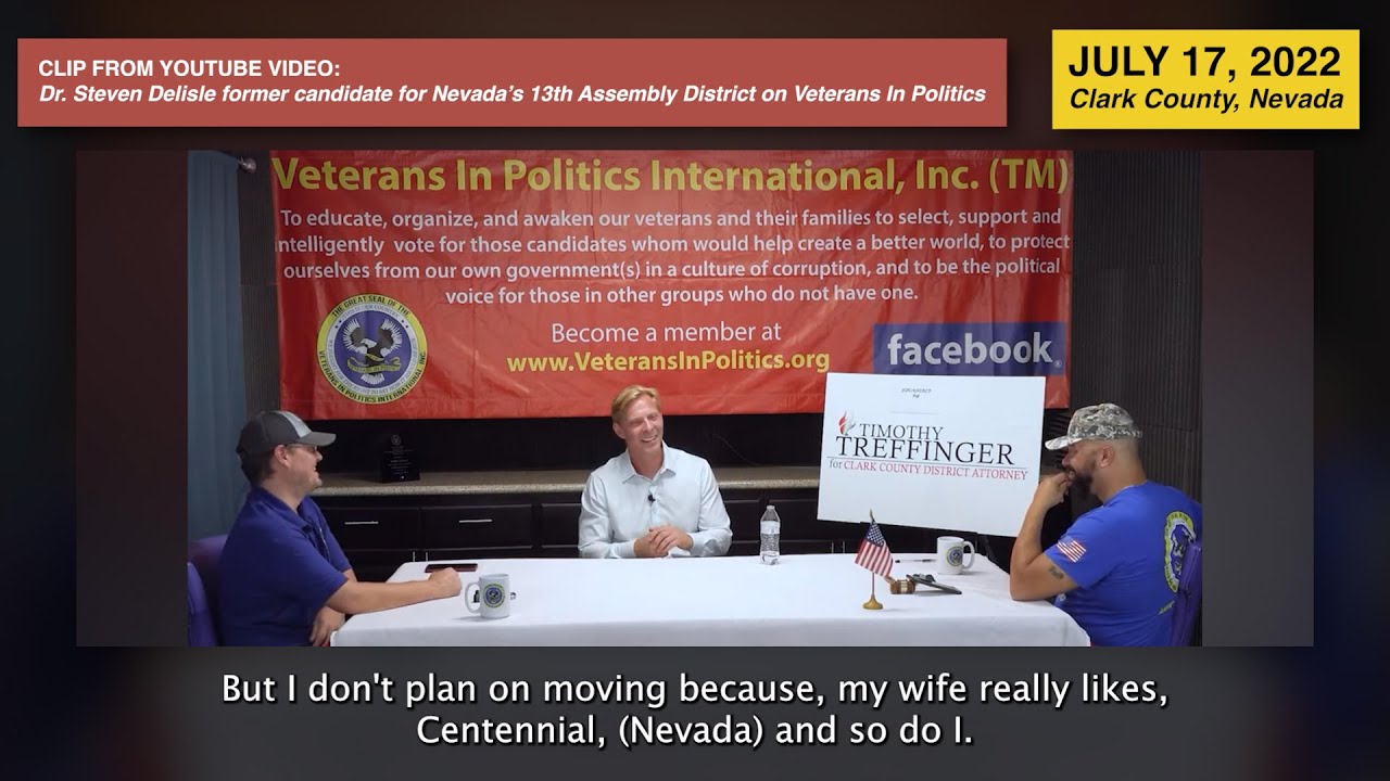 MT HD90 Candidate Dr. Steven DeLisle DDS campaigning in Nevada, July ...