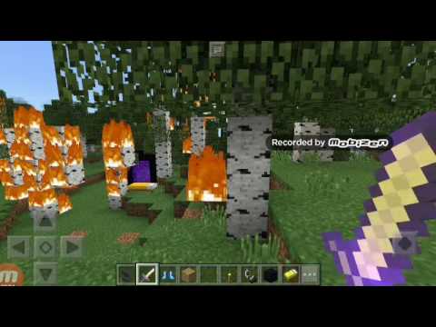cara baju tahan api di minecraft pe no mod - YouTube