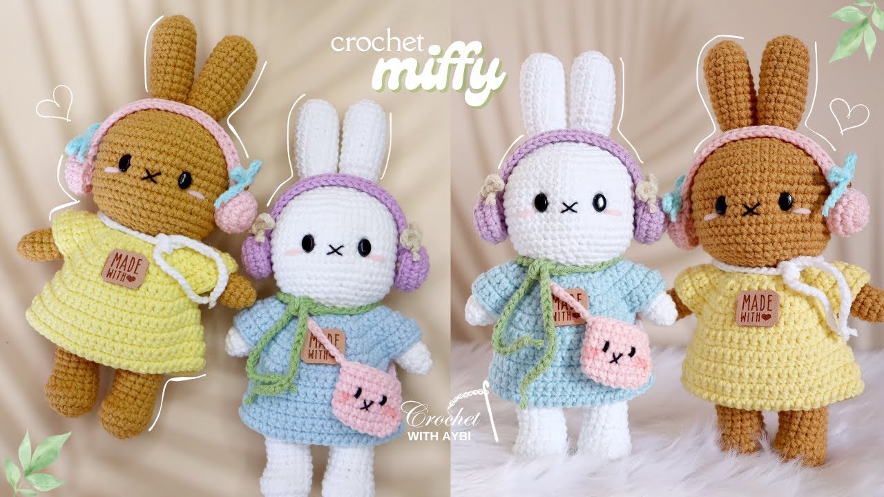 Miffy Crochet Part 1 | 🇺🇲🇪🇦 Sub | Free Amigurumi Pattern & Tutorial ...